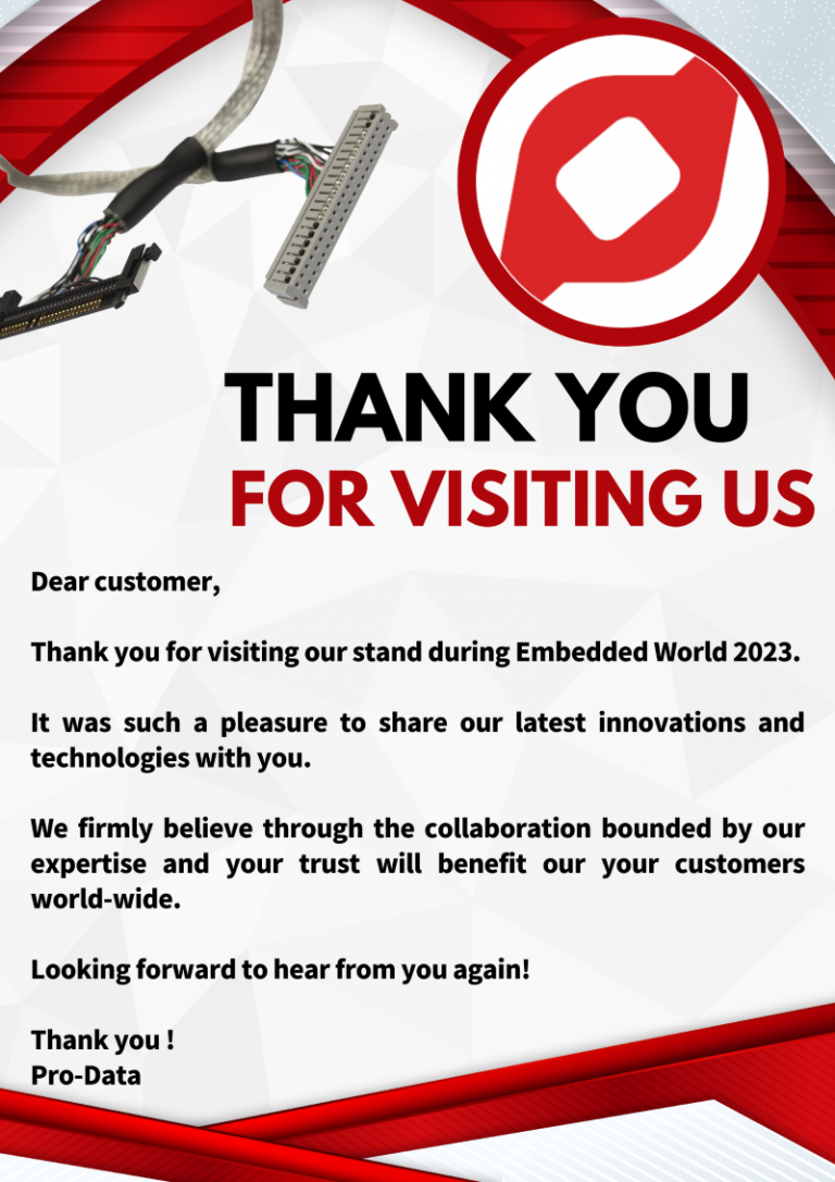 Thank you Letter | Custom Cable Assembly & Wire Harness Manufacturer in ...